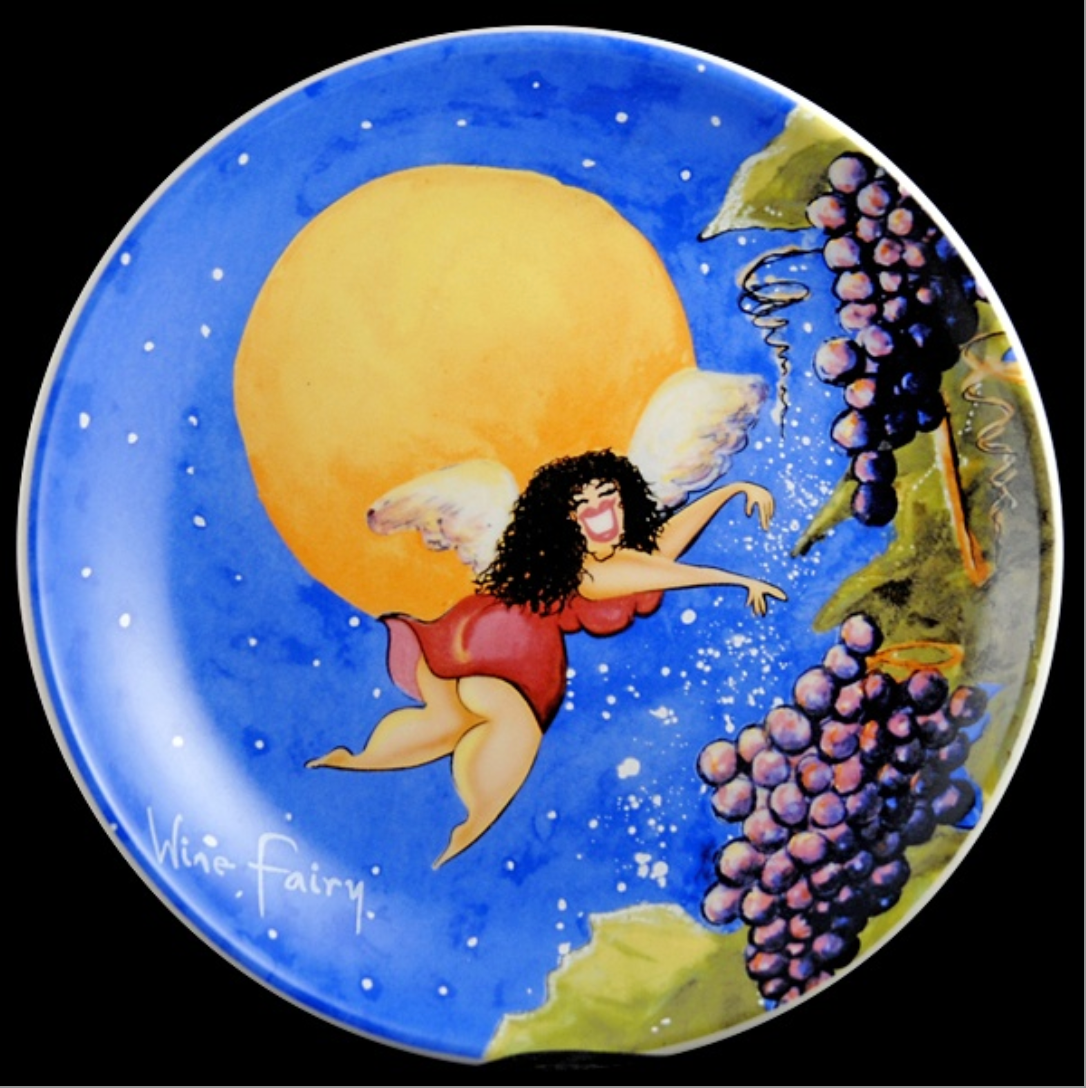 Wine Dessert Plates – Jill Neal Gallery